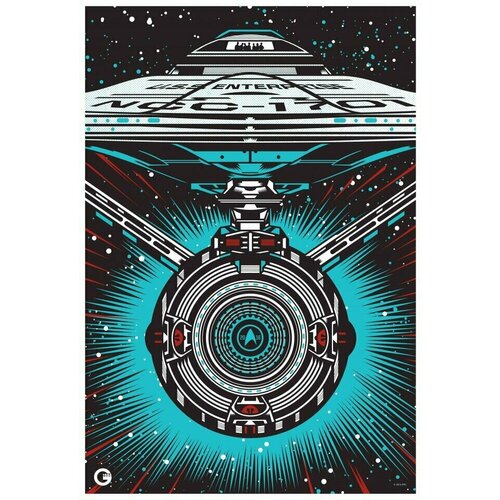 Плакат, постер на бумаге Star Trek: Enterprise/Звёздный путь: Энтерпрайз. Размер 42 х 60 см