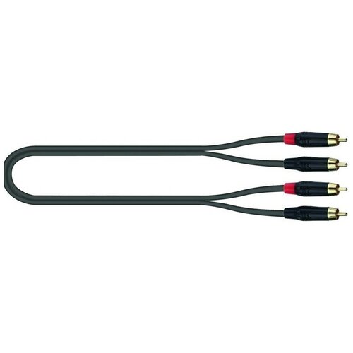 Кабель аудио 2xRCA - 2xRCA QUIK LOK JUST 4RCA 1 1.0m