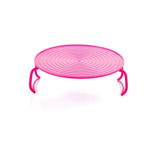Подставка на кухню "универсальная" SM- YM188/PK складная цвет розовый