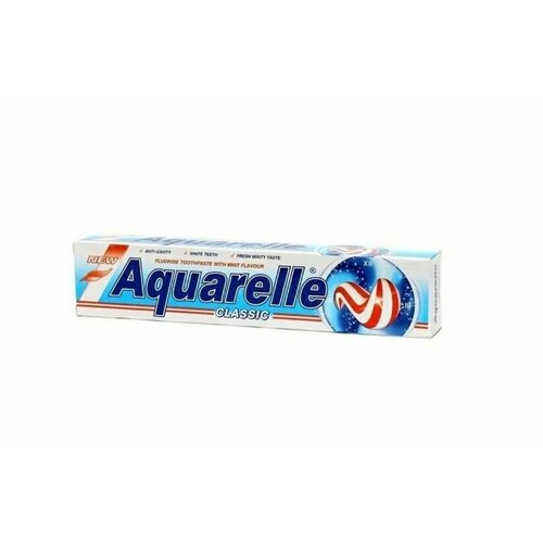 Aquarella Зубная паста Classic голубая, 75 мл