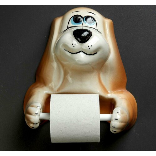 Держатель для туалетной бумаги "Собака"