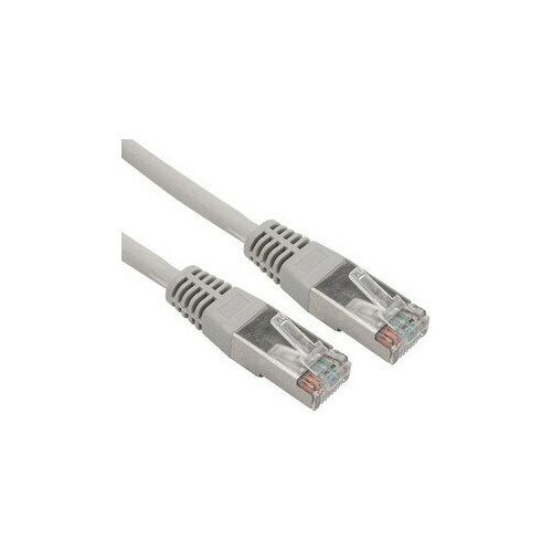 Пaтч-корд F/UTP Rexant 18-8004-1 категория 5e, RJ45-RJ45, экранированный, 24AWG, PVC серый 1.5m