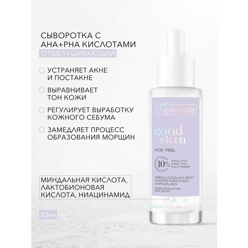 Отшелушивающая корректирующая кислотная сыворотка 10% AHA+PHA