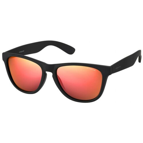 Солнцезащитные очки Polaroid, черный, красный