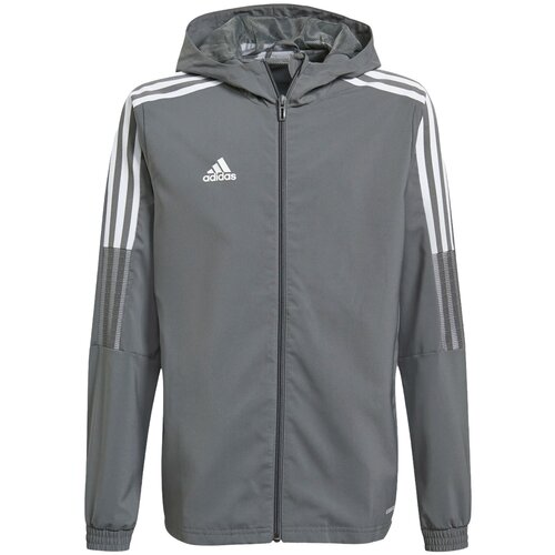 Куртка спортивная adidas, размер 128, серый