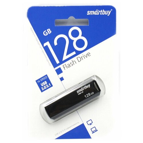 USB-накопитель 3.0 128GB Smartbuy Clue черный