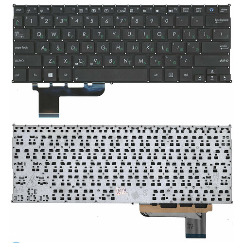 Клавиатура для ноутбука Asus X201E, русская, черная