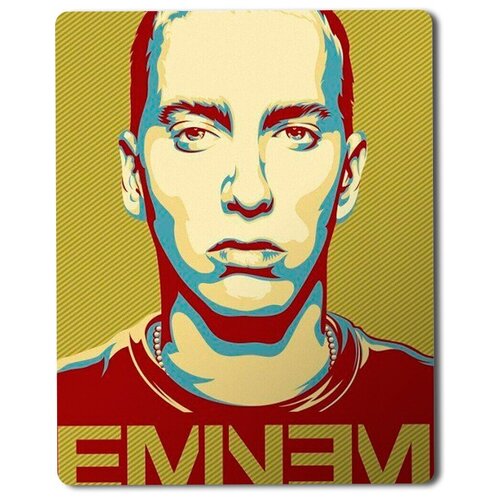 Коврик для мыши с принтом Музыка Eminem Эминем - 6296 В