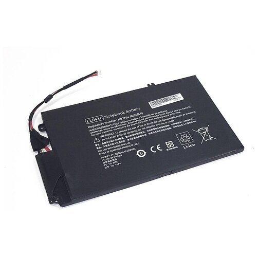 Аккумуляторная батарея для ноутбука HP Envy TouchSmart 4 (EL04XL) 14.8V 52Wh OEM черная
