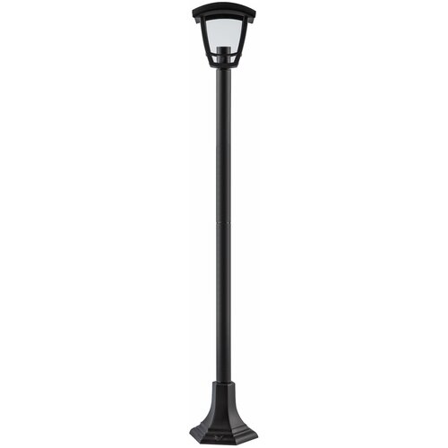 Садово-парковый светильник ЭРА НТУ 07-40-004 Валенсия 3 черный 6 гранный напольный IP44 Е27 max40Вт, 1шт