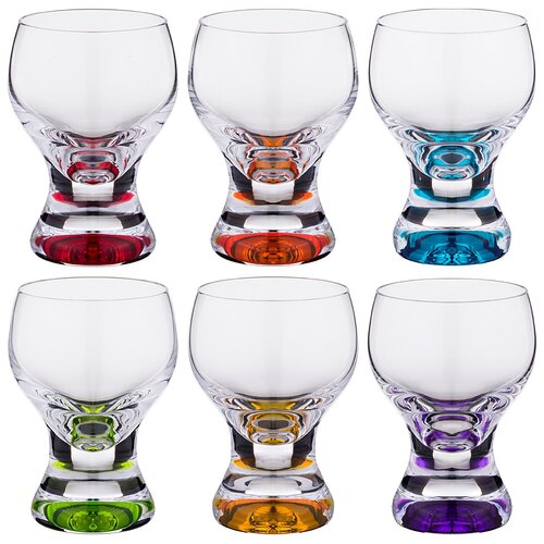 Набор рюмок Bohemia Crystal Gina Colors, 60 мл, 6 шт.