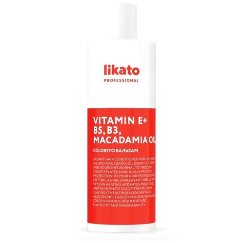 Likato Professional бальзам для волос Soft Colorito для защиты цвета и блеска окрашенных волос, 400 мл