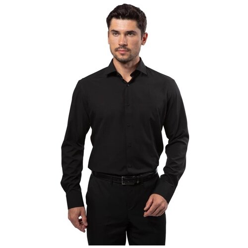 Рубашка GroStyle, размер 42/188, черный