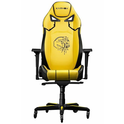 Премиум игровое кресло Karnox Gladiator Cybot Edition - желтое