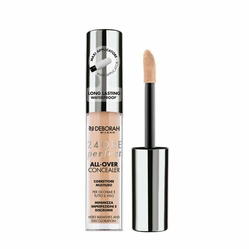 Корректор жидкий DEBORAH MILANO 24 ORE PERFECT ALL OVER CONCEALER вес 5.5гр 02 бежевый, Италия - 1шт