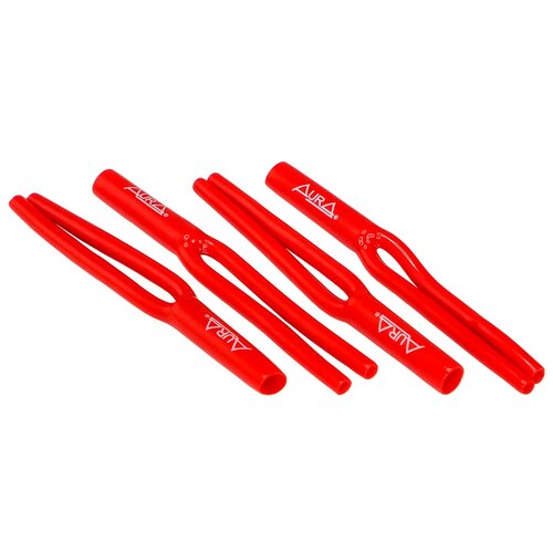 Кабельный ПВХ разветвитель AurA RCA-Y07R, "штаны", 7мм, красный