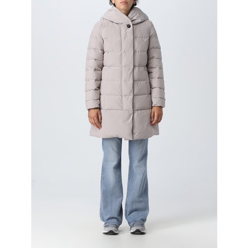 Пуховик Woolrich, размер XS, серый, коричневый