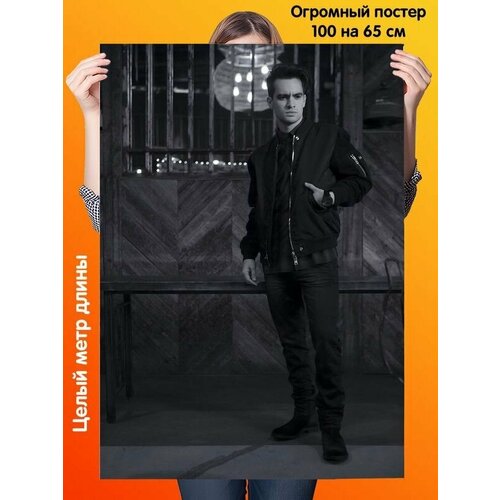 Постер 100 на 65 см плакат Panic At the Disco Brendon Urie Брендон Ури
