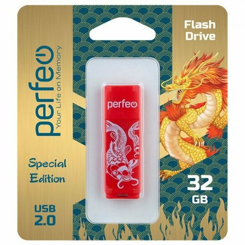 USB 2.0 накопитель C04 32GB Red Koi Fish