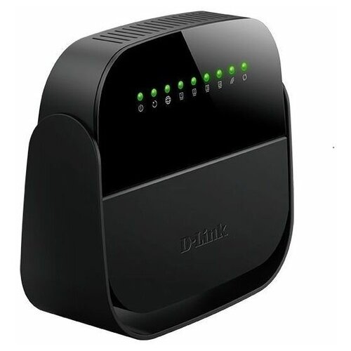 Wi-Fi роутер D-Link беспроводной N150 ADSL2+/VDSL2 черный