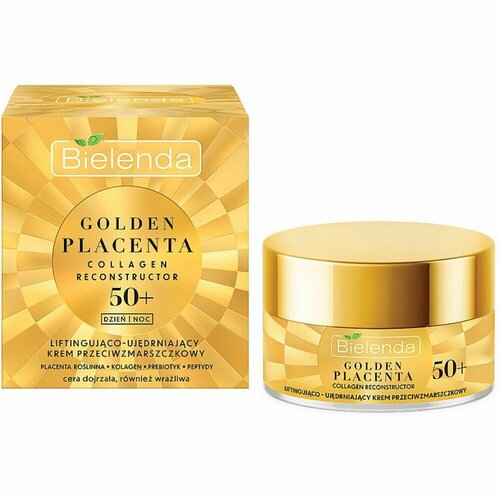 BIELENDA Подтягивающий крем для лица Golden Placenta Collagen Reconstructor Face Cream 50+