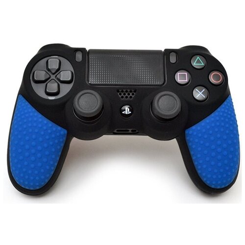 Силиконовый чехол Non Slip для Dualshock 4 (Blue)