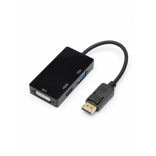 Переходник, адаптер DisplayPort (male) - HDMI, VGA, DVI
