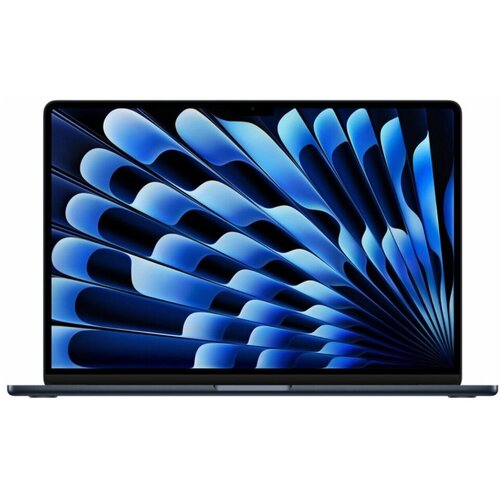 Ноутбук Apple MacBook Air 15" (M2, 8C CPU/10C GPU, 2023), 8 ГБ 512 ГБ Midnight, Темная ночь (MQKX3), английская раскладка