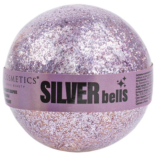L'Cosmetics Бурлящий шарик Silver bells, 160 г, 160 мл