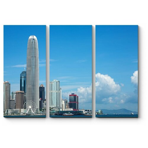 Модульная картина Небоскребы Гонконга70x50