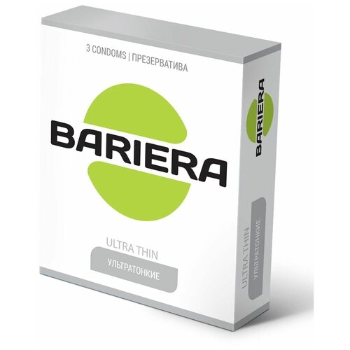 Ультратонкие презервативы Bariera Ultra Thin - 3 шт.