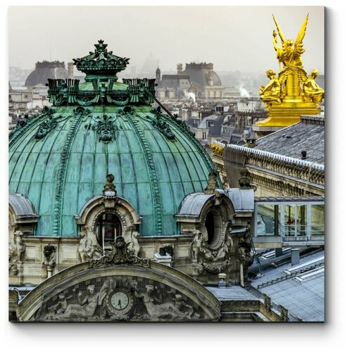 Модульная картина Вид на Париж с крыши Оперы40x40