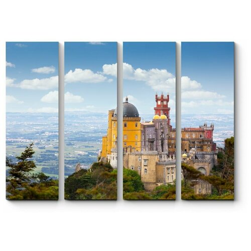 Модульная картина Дворец Пена в Португалии120x90