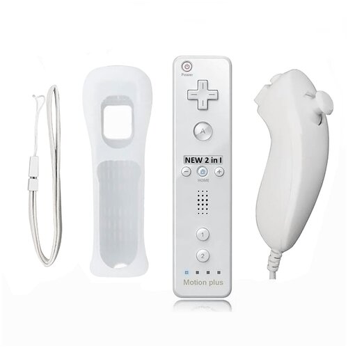 Комплект геймпадов Remote Plus Bluetooth + Nunchuk для консоли Wii/WiiU