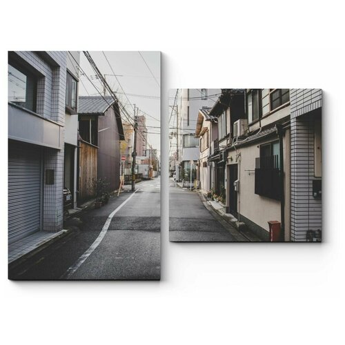 Модульная картина Узкие улочки Киото60x45