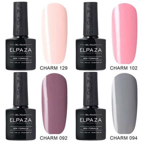 ELPAZA CHARM Professional/Гель-лак/ Набор 4 шт. по 10 мл