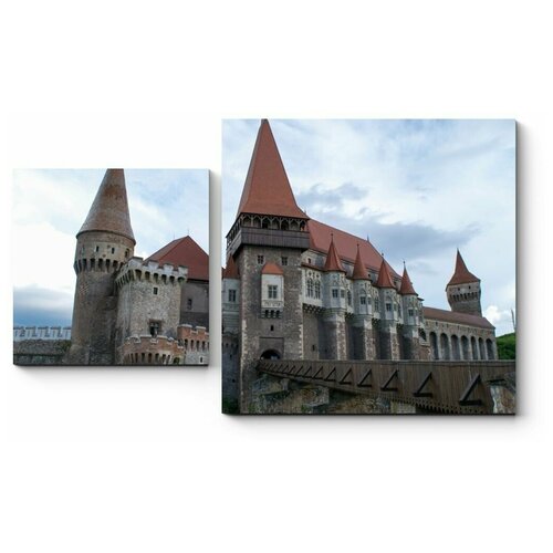 Модульная картина Корвин замок в Румынии140x84