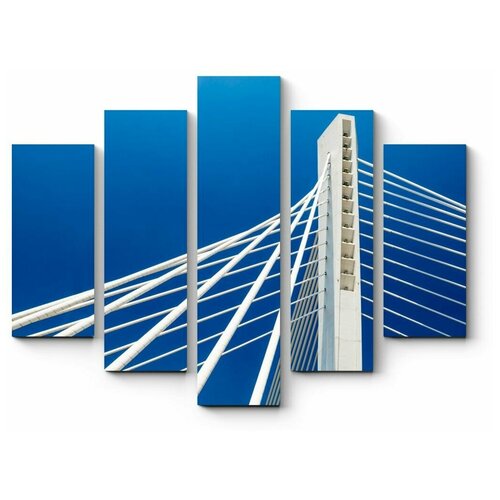 Модульная картина Белоснежный мост 125x100