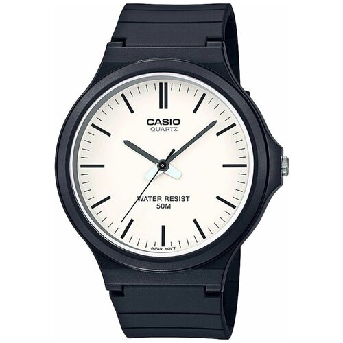 Наручные часы CASIO Collection MW-240-7E, белый, черный