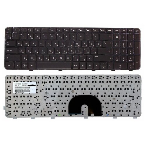 Клавиатура для ноутбука HP Pavilion dv6-6c04er черная с рамкой