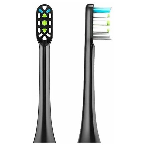 Сменные насадки для зубных щеток Soocas X3 (2 шт.) (Черный)