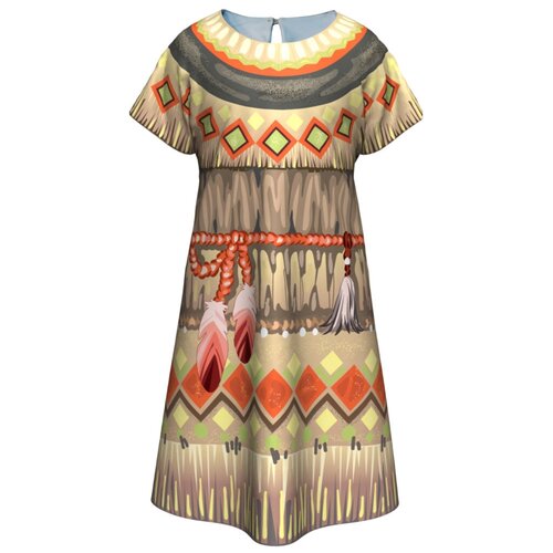 Платье индейской девочки (14209) 116 см