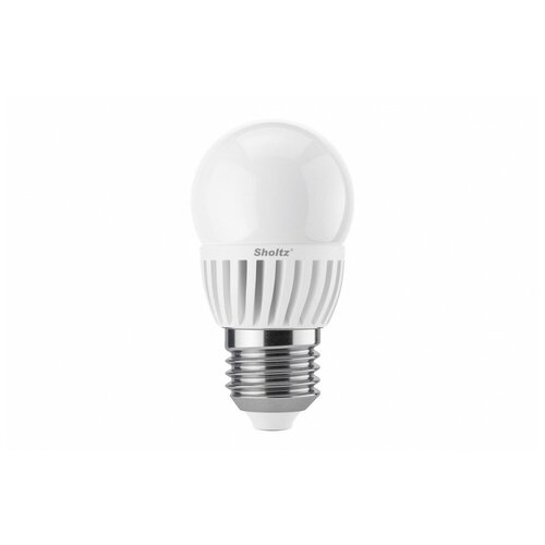 Лампа светодиодная энергосберегающая Sholtz 11Вт 220В шар G45 E27 4000К керамика(Шольц) LEB3065