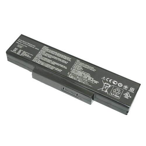 Аккумулятор для ноутбука Asus K72, N71, N73, X72 Series. 10.8V 5200mAh A32-K72, A33-K72