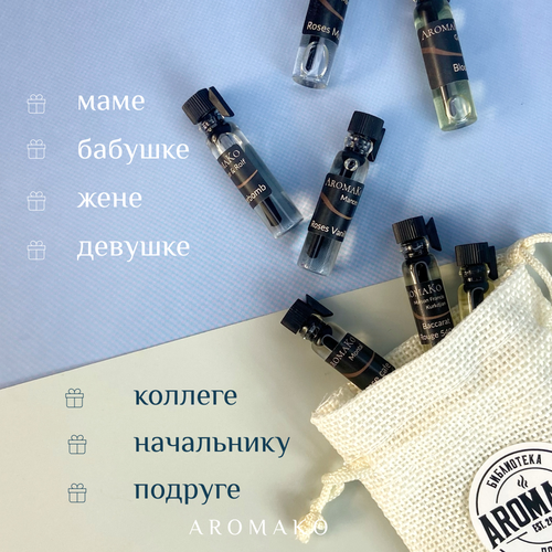 Набор №8 из 7 миниатюрных флаконов топовых ароматов по 1,5 мл. ТОП духи, парфюм, женские AROMAKO