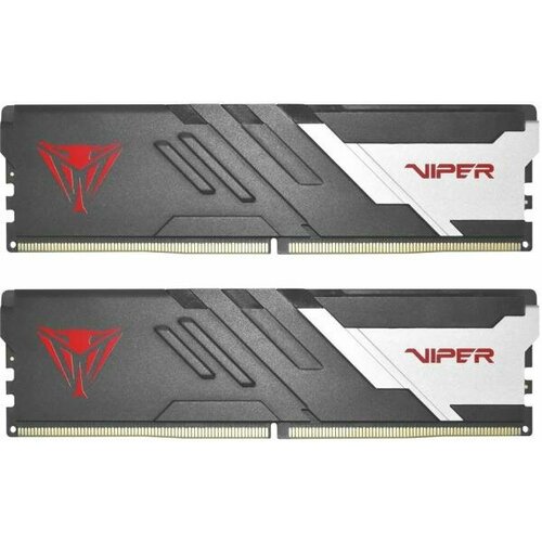 Оперативная память для компьютера 32Gb (2x16Gb) PC5-51200 6400MHz DDR5 DIMM Unbuffered CL32 Patriot Viper Venom PVV532G640C32K