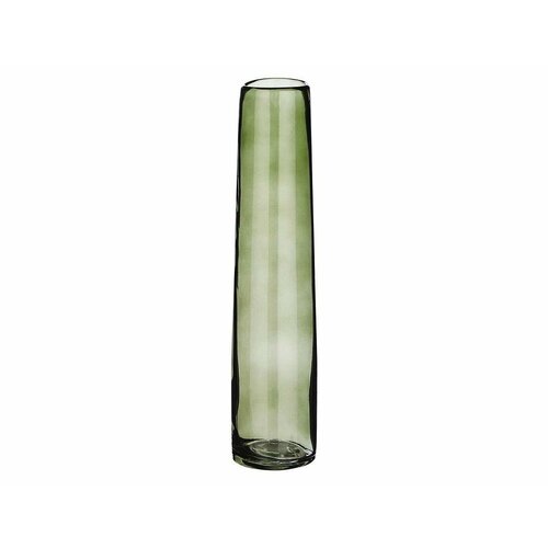 Стеклянная ваза для одного цветка ксандра, дымчато-зелёная, 30 см, Edelman, Mica