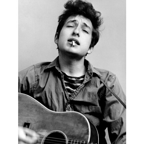 Плакат, постер на холсте Bob Dylan/Боб Дилан/музыкальные/поп исполнитель/артист/поп-звезда/группа. Размер 42 на 60 см