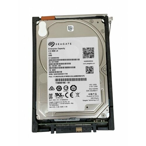 Жесткий диск EMC 118000160-01 1Tb 7200 SAS 2,5" HDD
