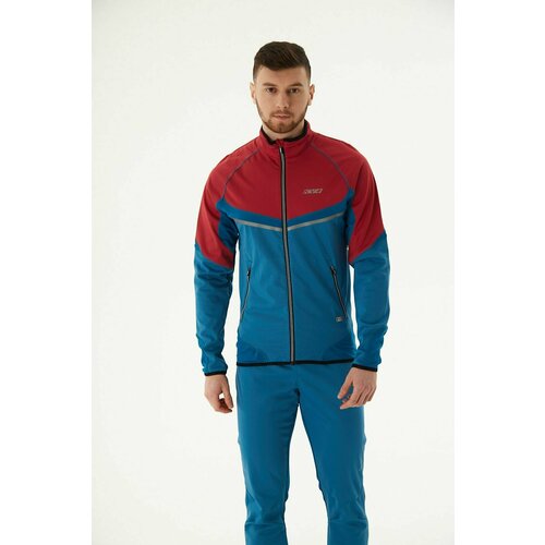 Куртка KV+, размер XL, бордовый, синий